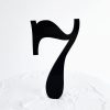 Number 7 Cake Topper | SANDRA DILLON DESIGN