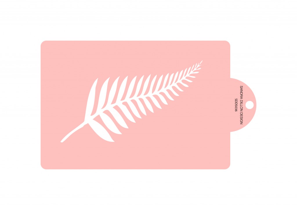 New Zealand Fern Stencil 1 - SANDRA DILLON DESIGN