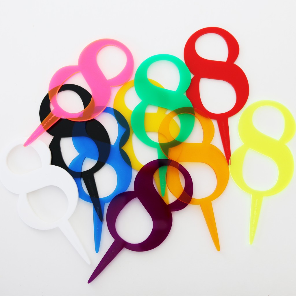 Number 8 Cake Topper | SANDRA DILLON DESIGN