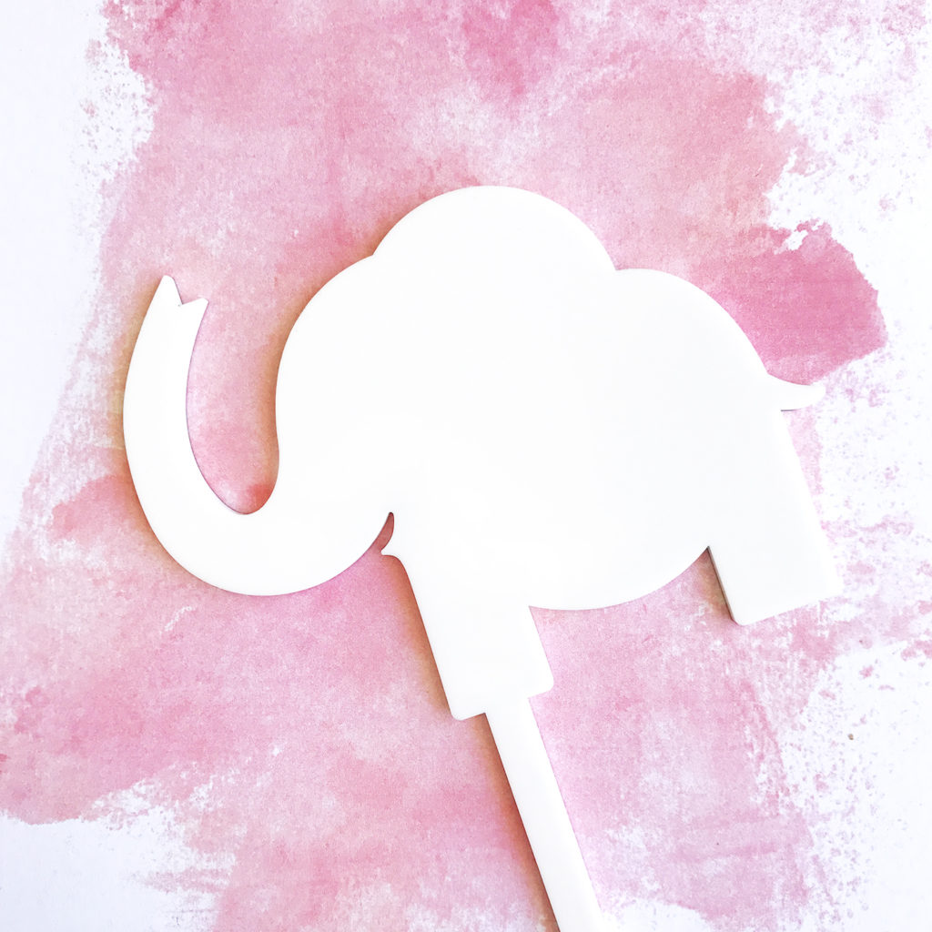 Baby Elephant DIY Cake Topper | SANDRA DILLON DESIGN